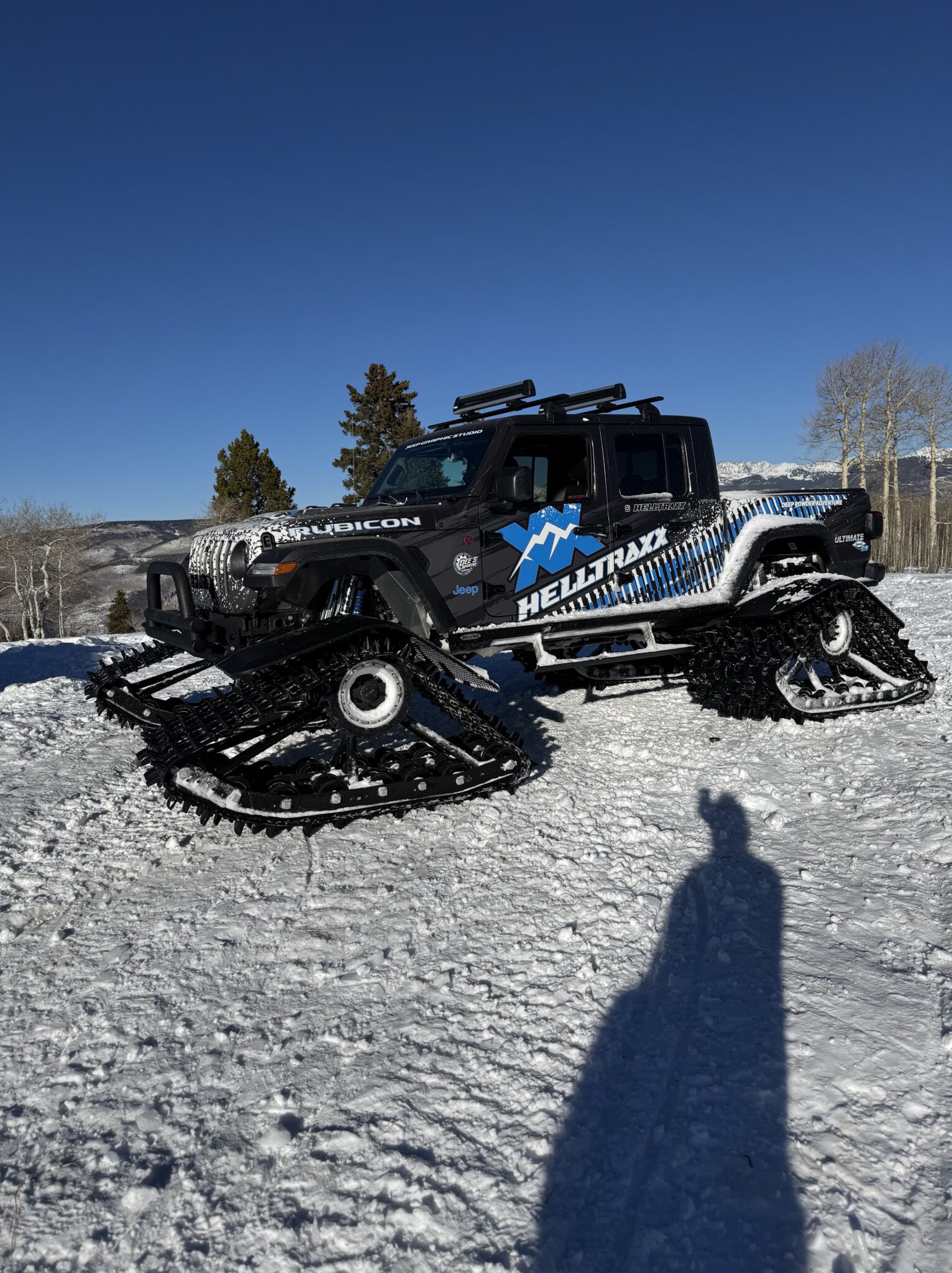 Rent a Jeep Helltraxx Gladiator with Tracks in Vail, CO | Vail Extreme ...